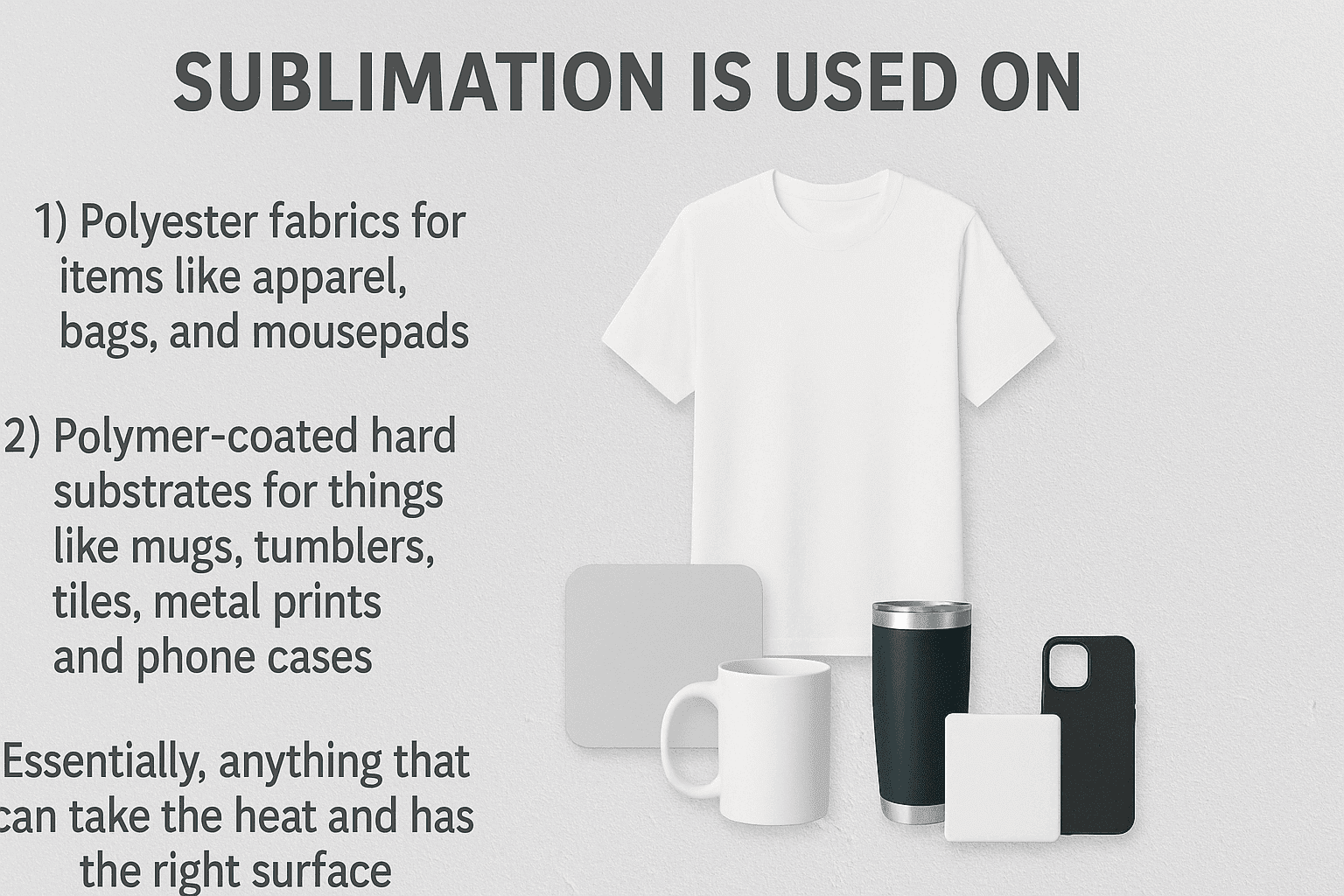 Best Materials for Sublimation Printing: A Complete Guide ...