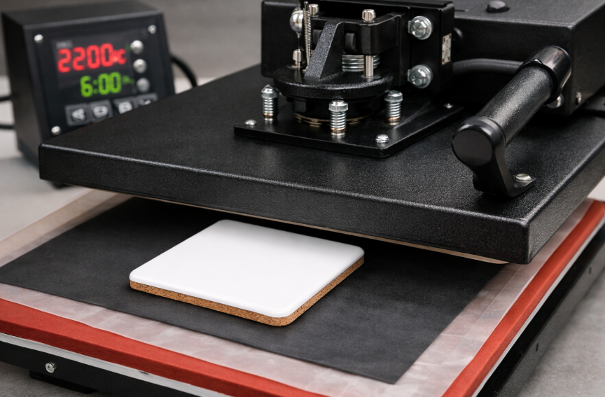 Ceramic Coaster Sublimation Time & Temperature Guide (No Fading)